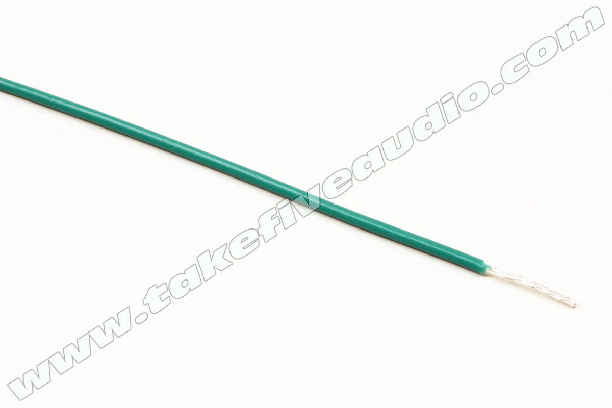 Mil Spec 24 AWG Silver Plated Copper Wire Green Cryo Treated - Mil Spec Wire Silver Plated With ...